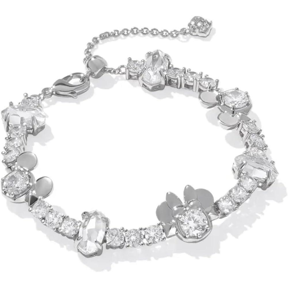 Kendra Scott x Disney Mickey Mouse and Minnie Mouse Tennis Bracelet ...